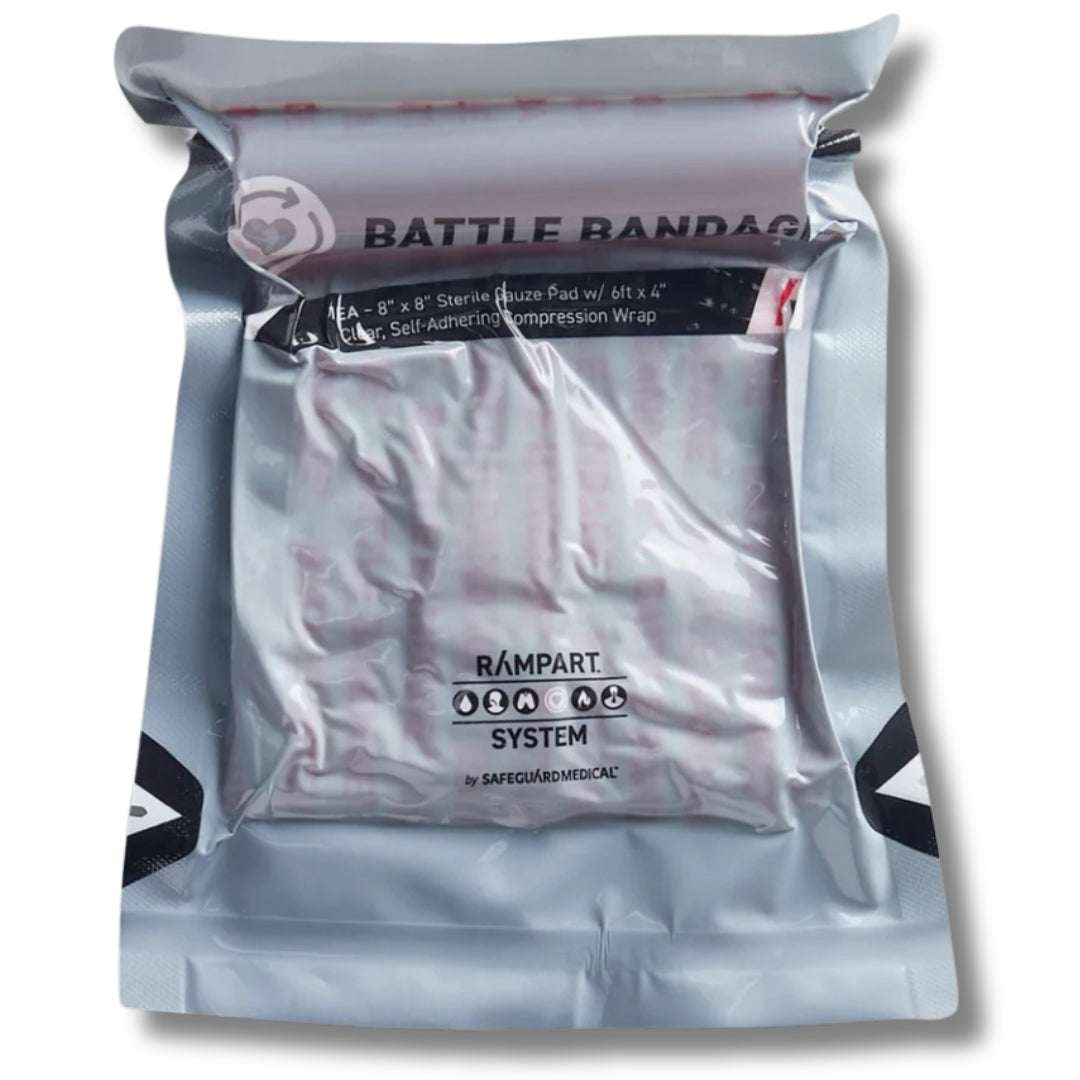 Compression Bandage transparent battle bandage to control bleeding ...