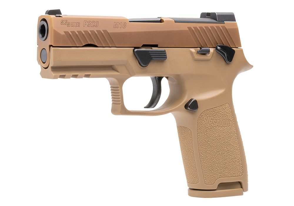 Sig Sauer P320-M18 FDE California 10+1 capacity – Emblem Outdoor